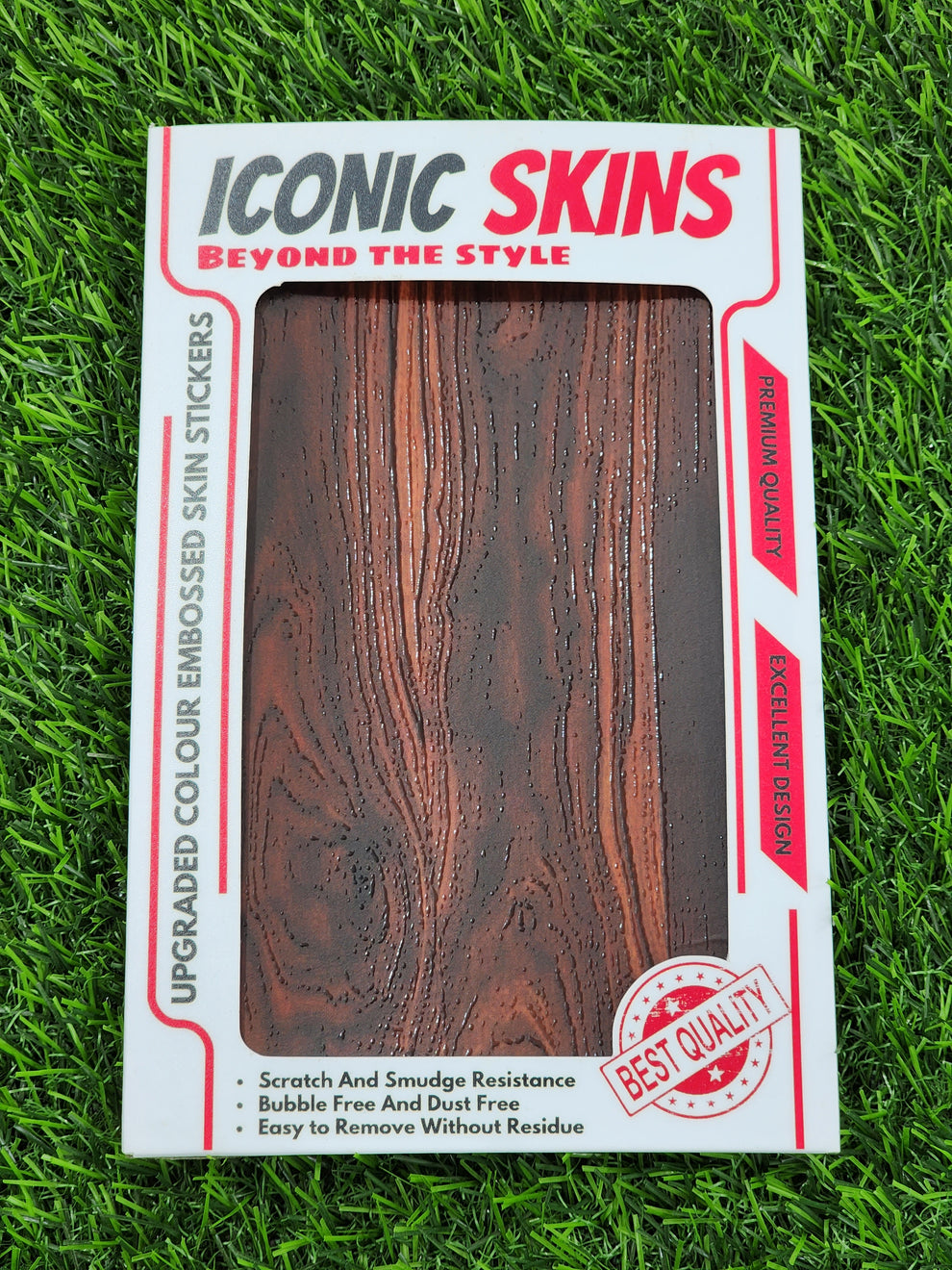 Nature's Craft: Wooden Mobile Skin Collection – Iconic Skins