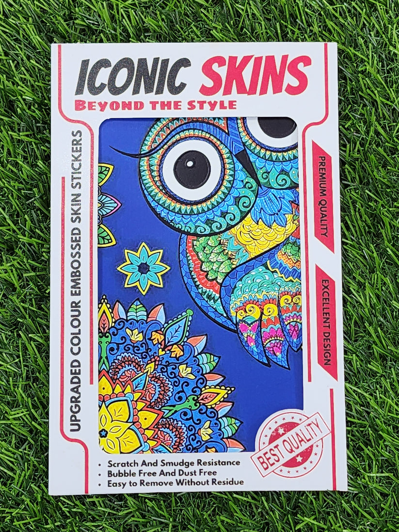 "Fly High in Style: Owl Art Mobile Skin Collection" – Iconic Skins