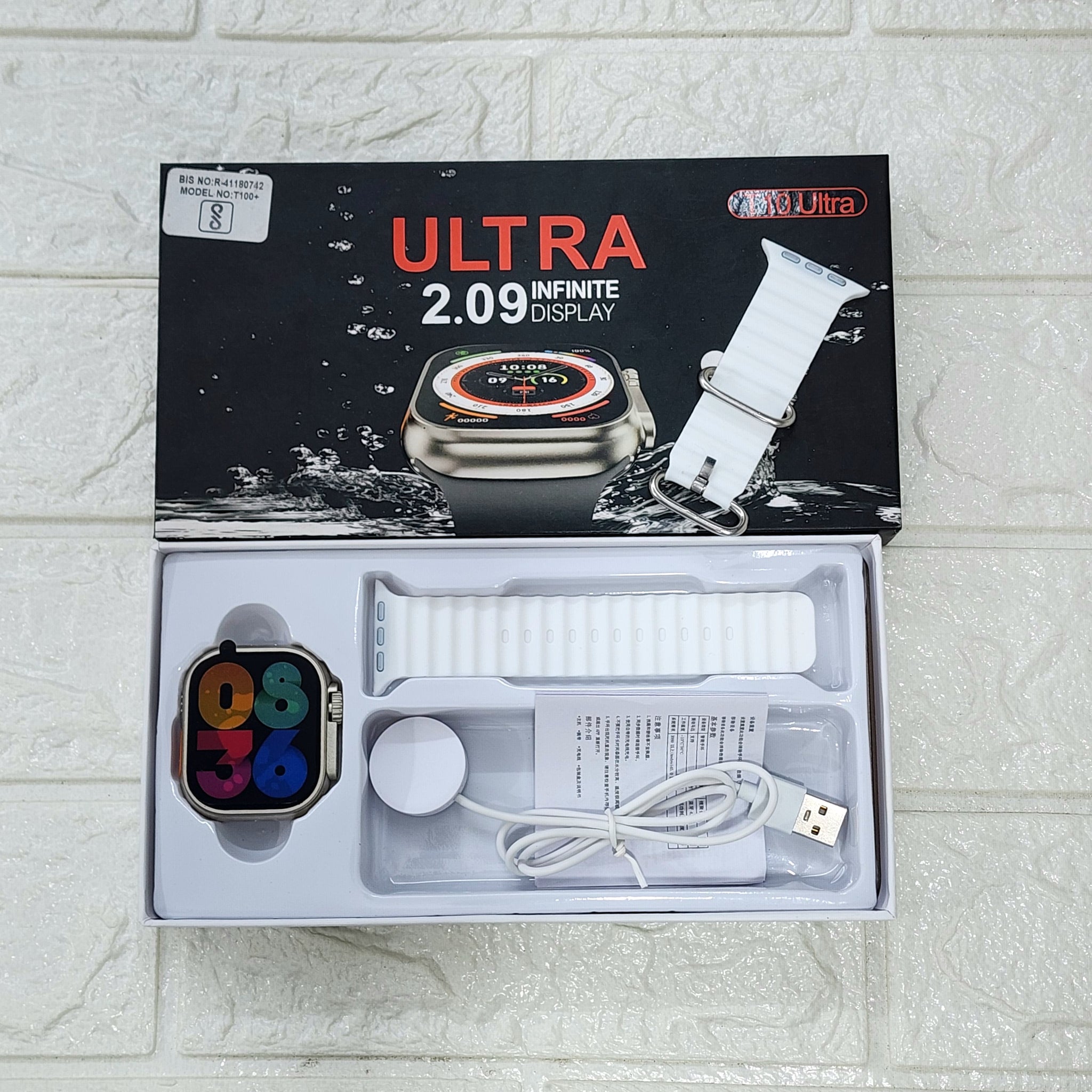 T10 Ultra Smartwatch Big Screen Calling Wireless Charging Sleek Design ...